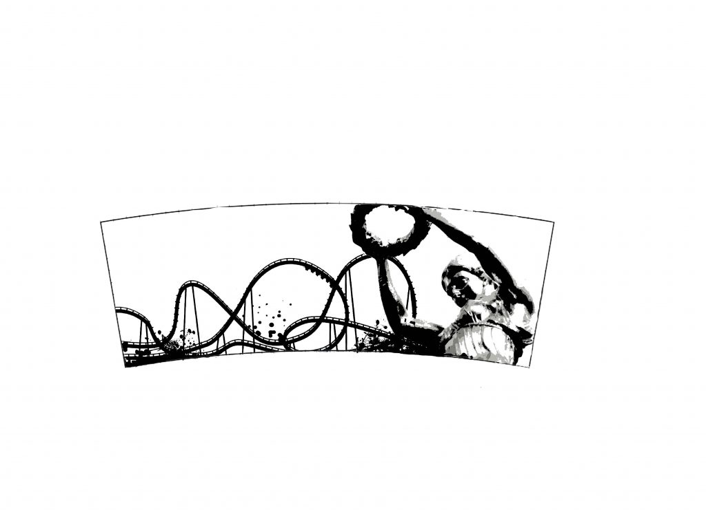 Duo of expresso cups signed by Sandra Biewers - Museal Editions