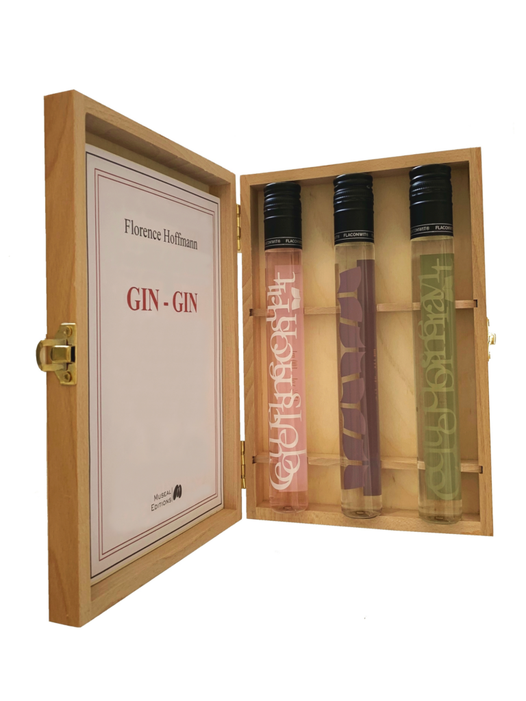 Boxed gin set "Gin Gin" Signed par Florence Hoffmann - Museal Editions